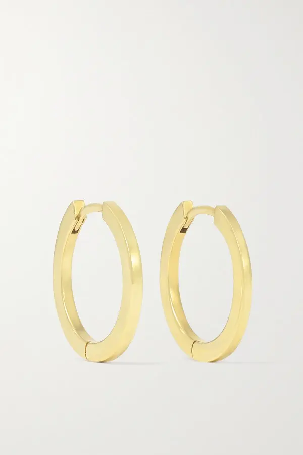JENNIFER MEYER Large 18-karat Hoop Earrings - Gold