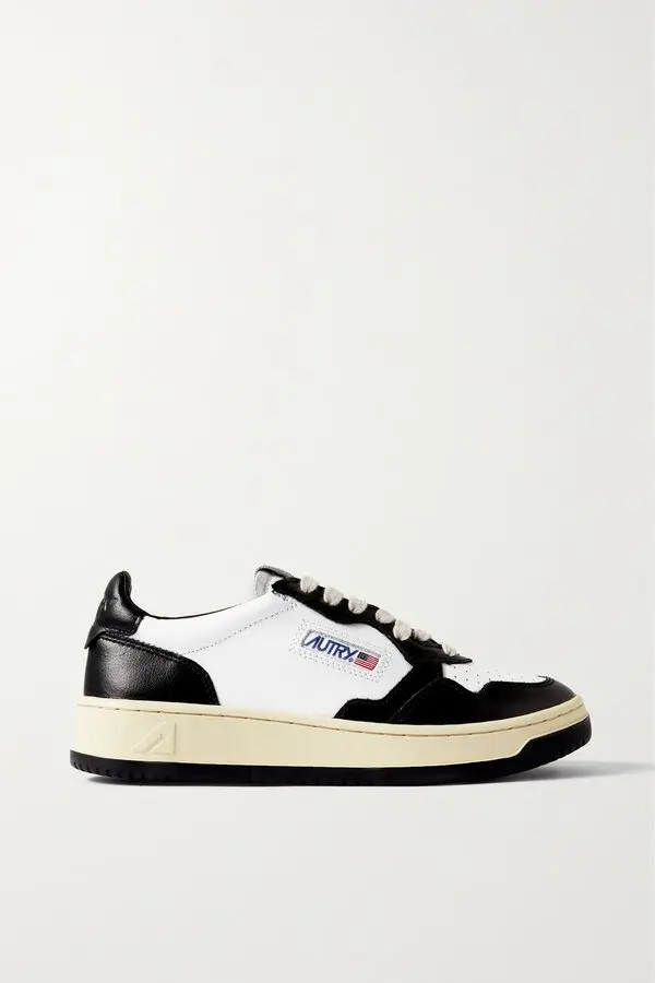 AUTRY Medalist Low Leather Sneakers - Black