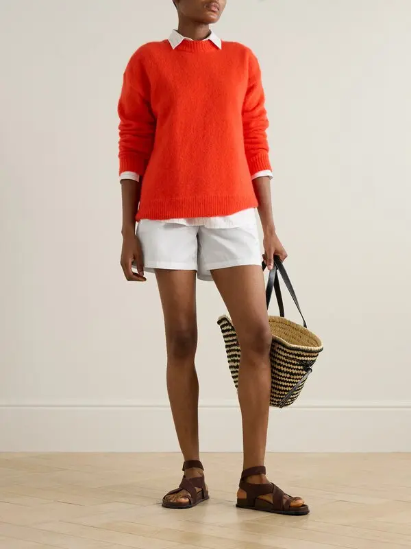SEBLINE Boxer Cotton-poplin Shorts