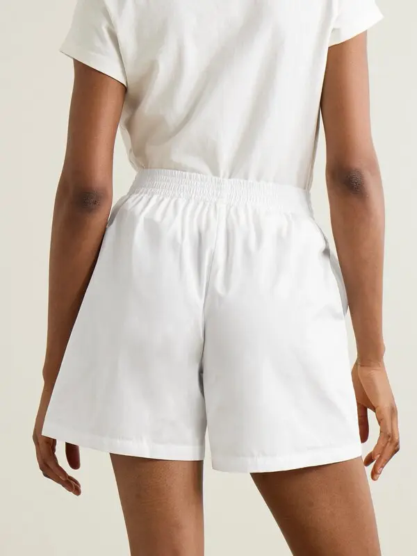 SEBLINE Boxer Cotton-poplin Shorts