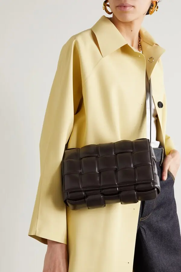 Bottega Veneta Cassette Medium Padded Intrecciato Leather Shoulder Bag