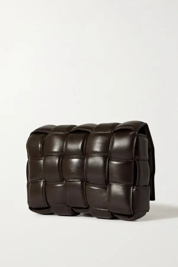 Bottega Veneta Cassette Medium Padded Intrecciato Leather Shoulder Bag