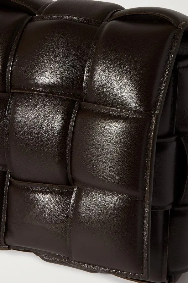 Bottega Veneta Cassette Medium Padded Intrecciato Leather Shoulder Bag