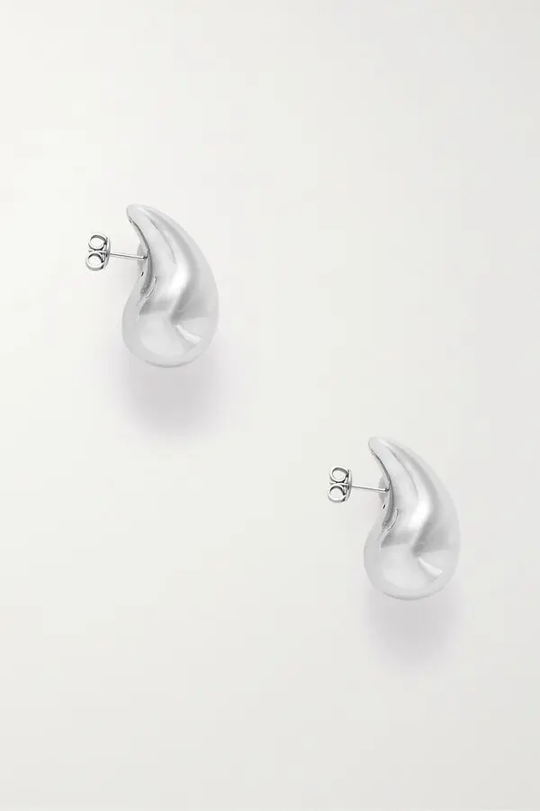 Bottega Veneta Drop Earrings - Silver