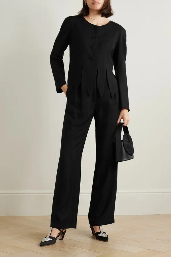 DESTREE Charlotte Woven Wide-leg Pants
