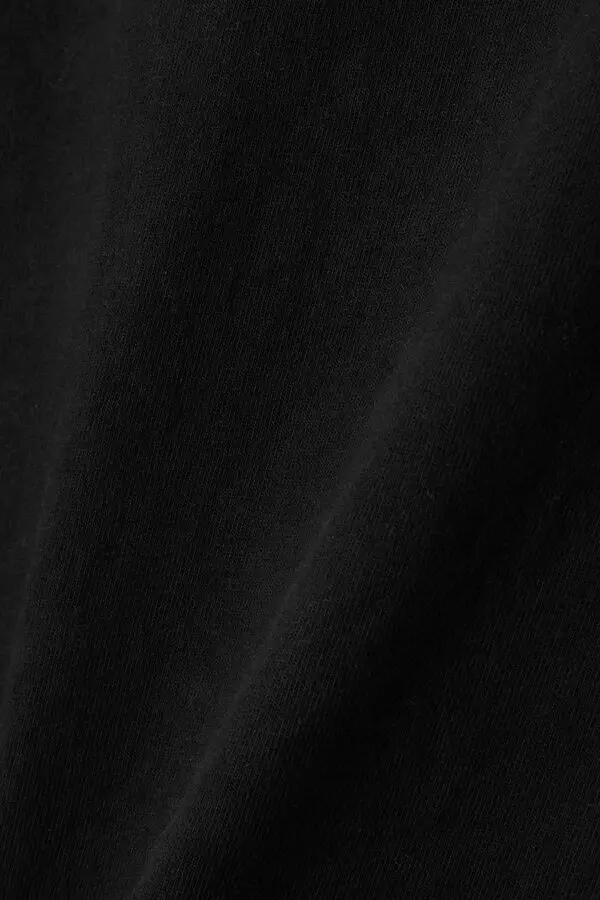 LESET Margo Cotton-jersey T-shirt - Black