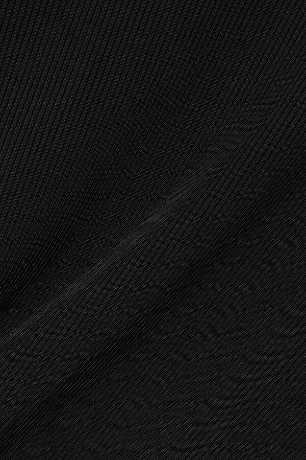 GOLDSIGN The Laurel Ribbed Stretch-jersey Racer-back Tank - Black