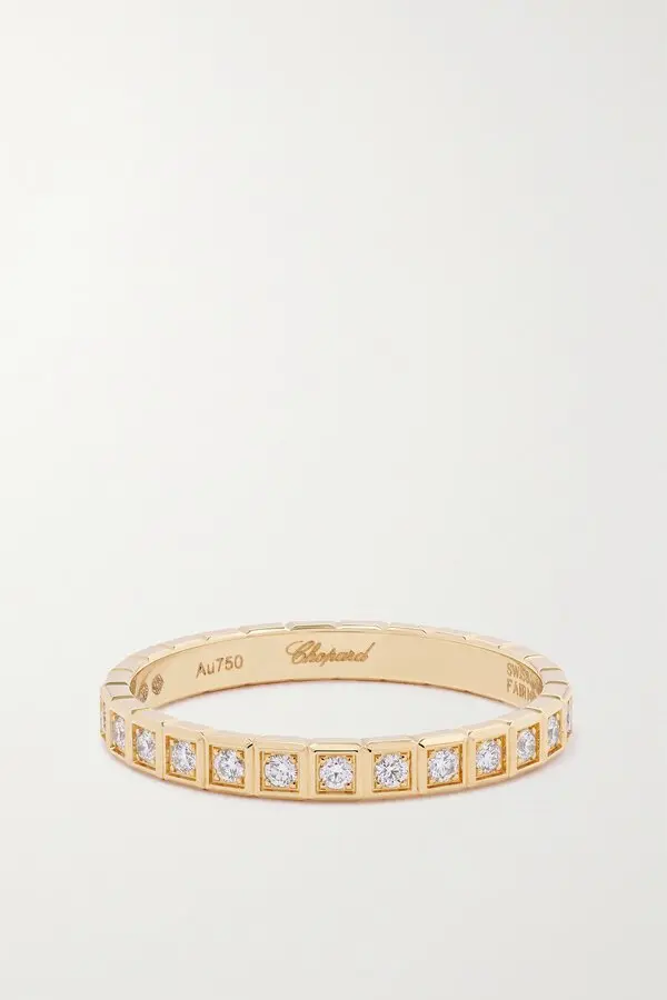 Chopard Ice Cube 18-karat Diamond Ring - Gold