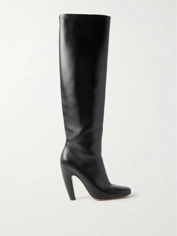 Bottega Veneta Leather Knee High Boots