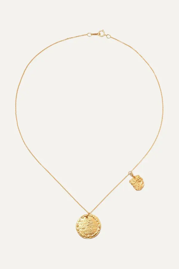 ALIGHIERI Net Sustain Summer Night Necklace - Gold