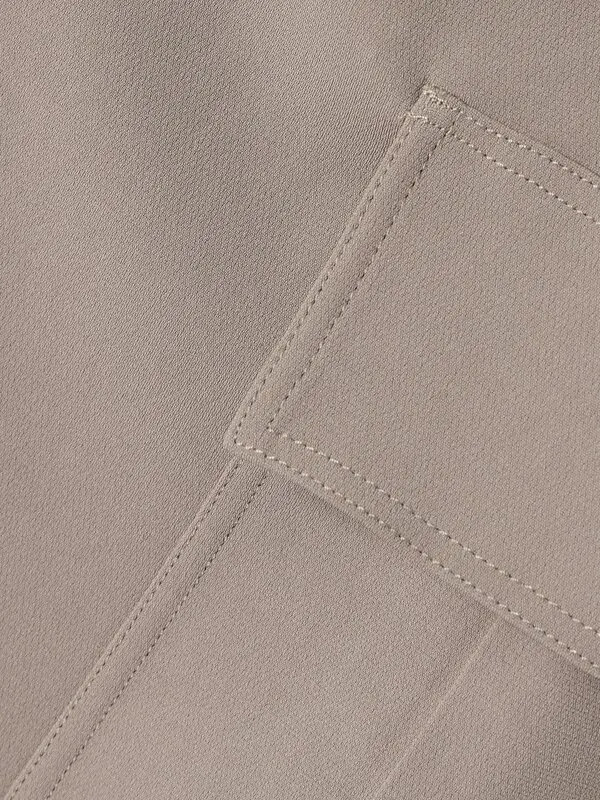 Theory Crepe Midi Cargo Skirt