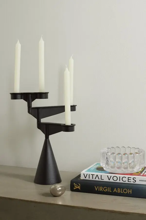 TOM DIXON Spin Cast Iron Candelabra