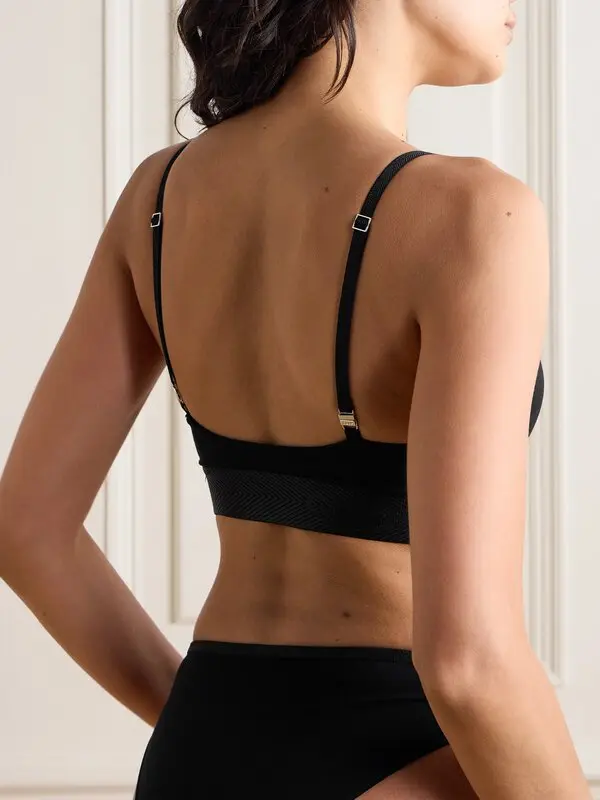 CDLP Lyocell-blend Jersey Bralette - Black