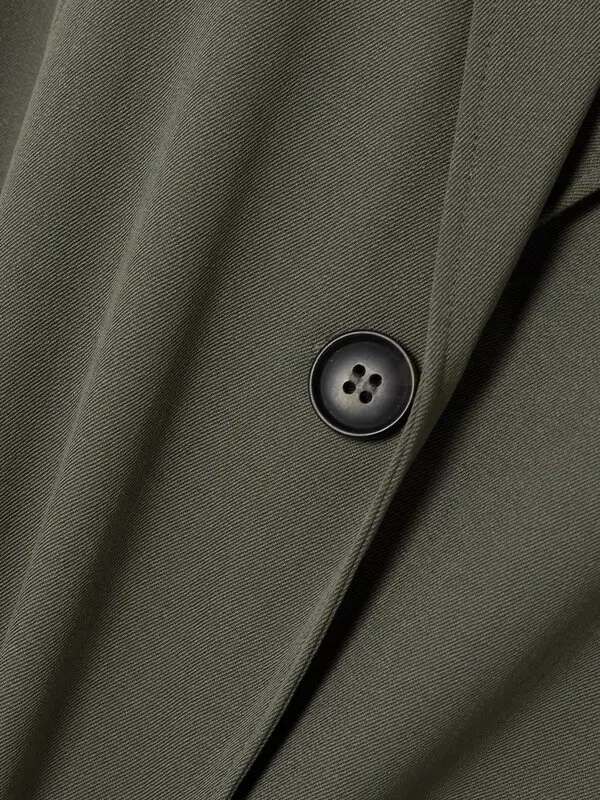 ST. AGNI Paneled Wool-blend Twill Blazer