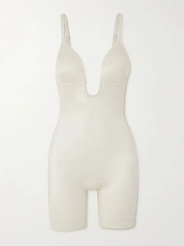 Spanx Spanxshape™ Suit Your Fancy Plunge Bodysuit - White