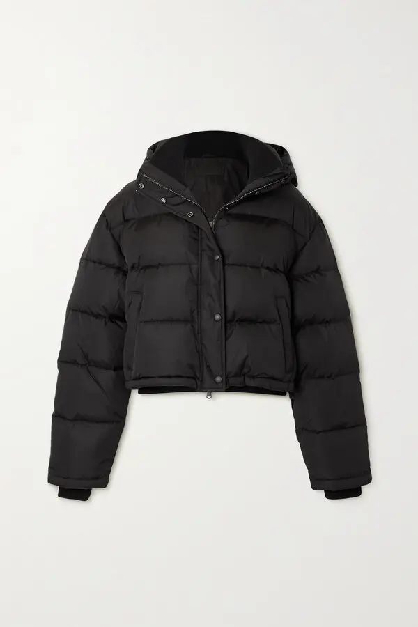 Wardrobe.NYC Net-a-porter Hooded Quilted Padded Shell Down Jacket