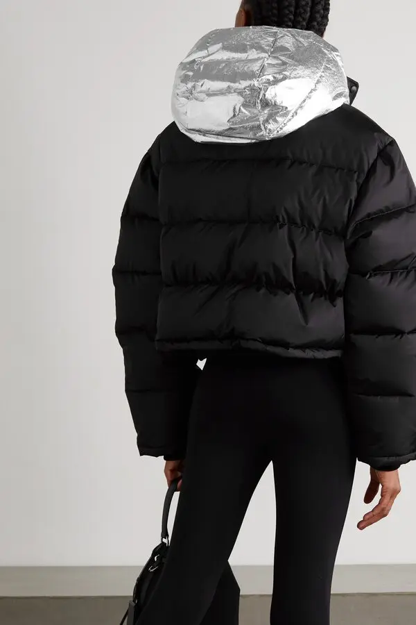 Wardrobe.NYC Net-a-porter Hooded Quilted Padded Shell Down Jacket