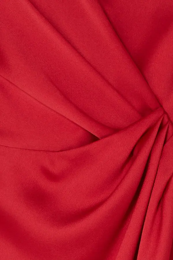 RASARIO Wrap-effect Draped Gown