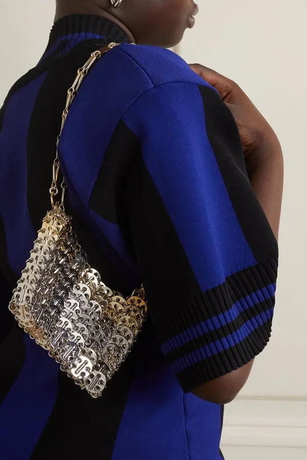 Rabanne 1969 Skyline Nano Chainmail Shoulder Bag - Silver