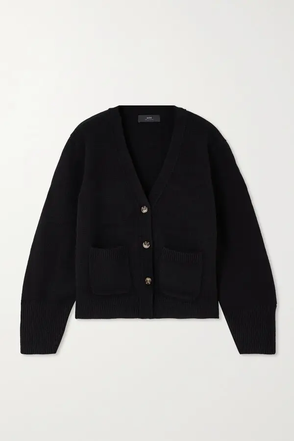 Arch4 Janelle Cashmere Cardigan - Black