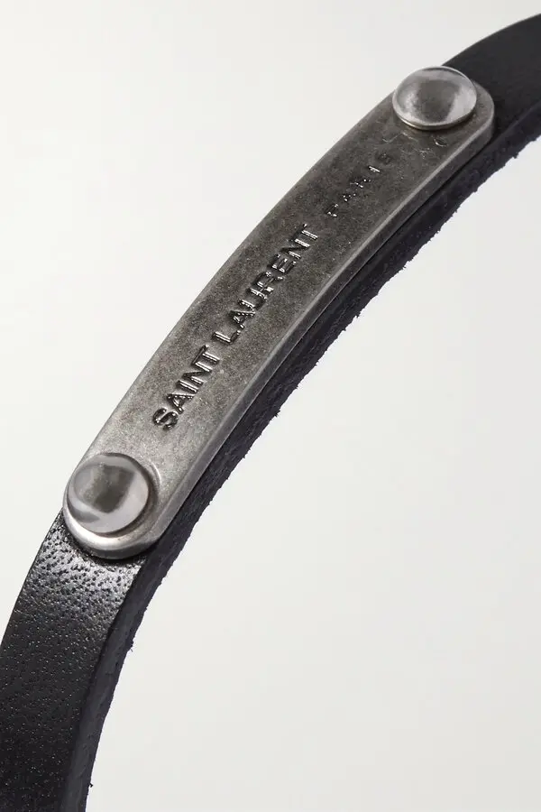 Saint Laurent Leather Bracelet