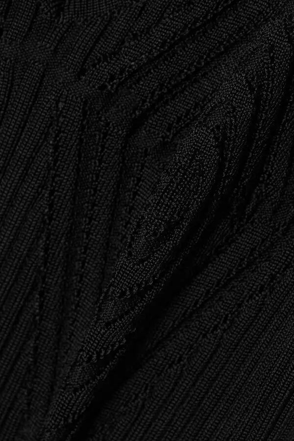 Givenchy Embellished Ribbed-knit Mini Dress