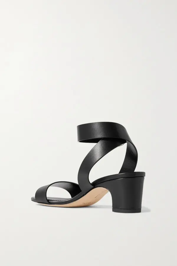 Manolo Blahnik Brutas 50 Leather Sandals