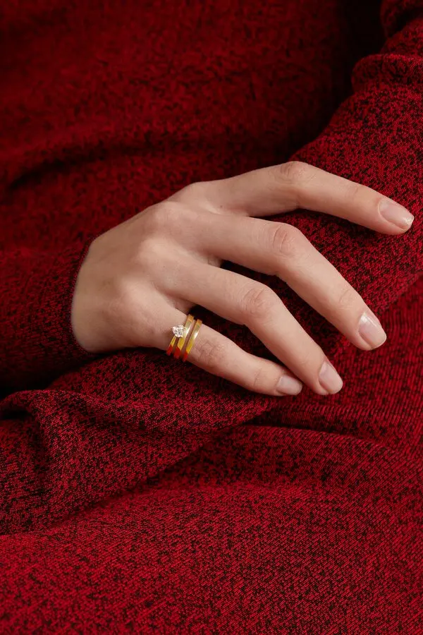 ANITA KO Coil 18-karat Diamond Ring