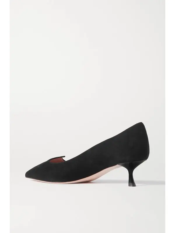 ROGER VIVIER I Love Vivier 45 Suede Pumps
