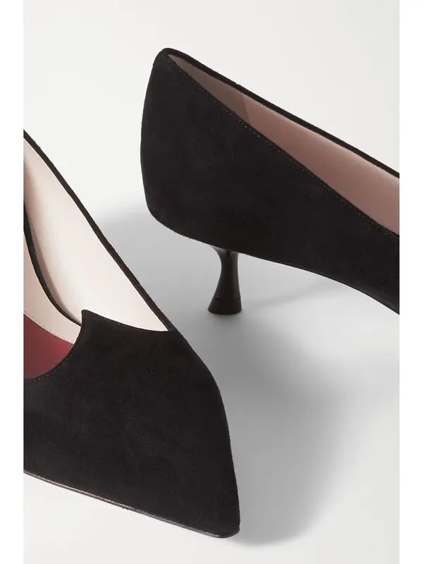 ROGER VIVIER I Love Vivier 45 Suede Pumps