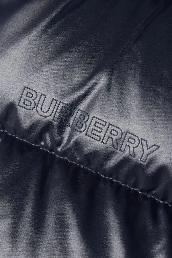 Burberry Hooded Quilted Shell Down Vest
