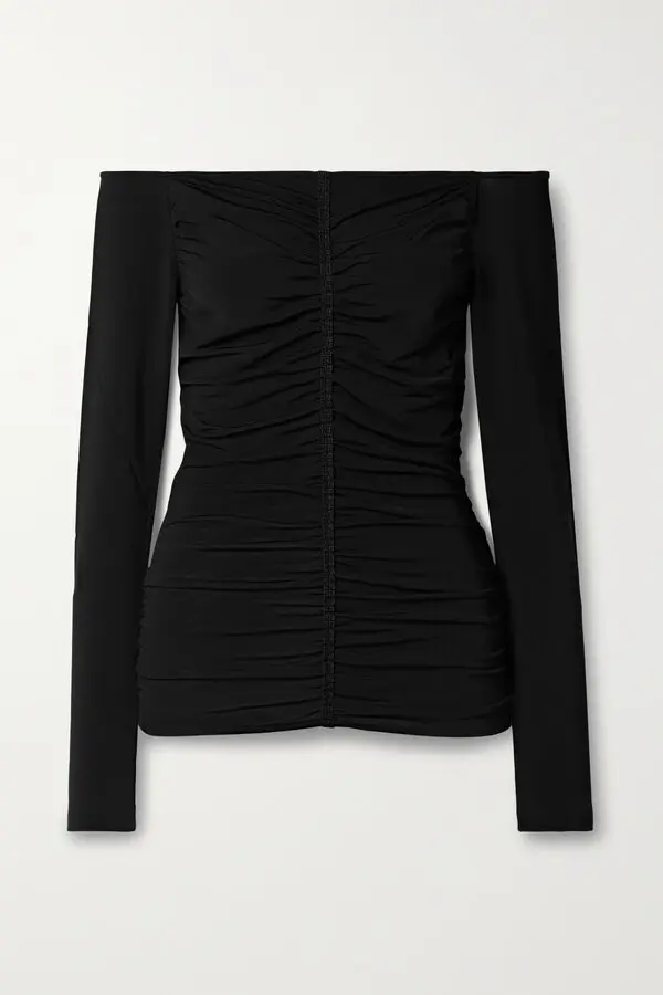 Givenchy Off-the-shoulder Ruched Top