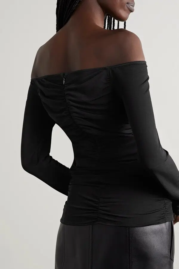 Givenchy Off-the-shoulder Ruched Top