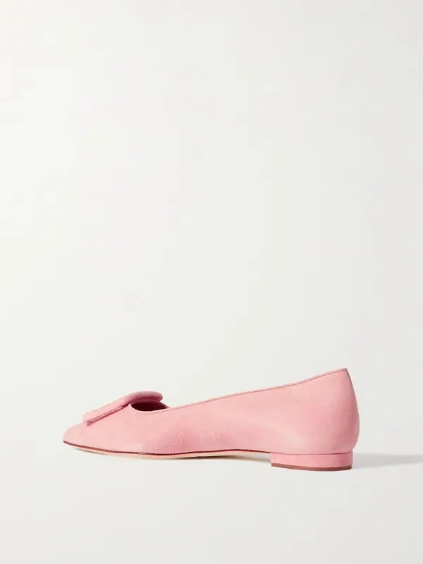 Manolo Blahnik Maysale Flats - Pink
