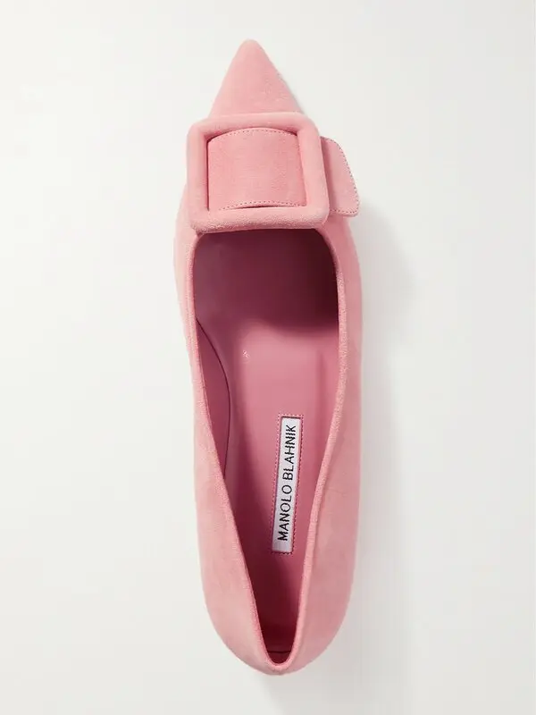 Manolo Blahnik Maysale Flats - Pink