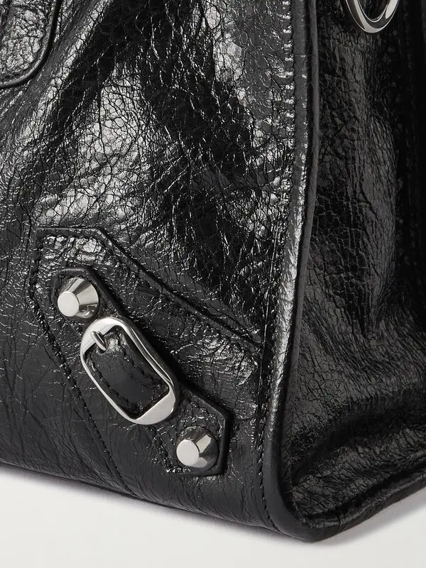 Balenciaga Le City Medium Textured-leather Tote