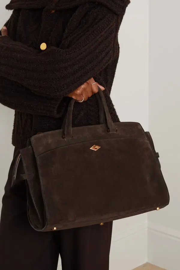 METIER Private Eye Medium Suede Tote
