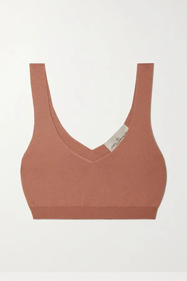 CORTANA Cashmere Soft-cup Bra - Red