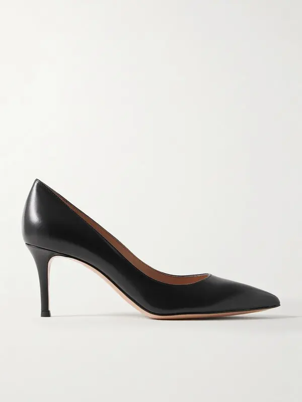 GIANVITO ROSSI 70 Leather Pumps