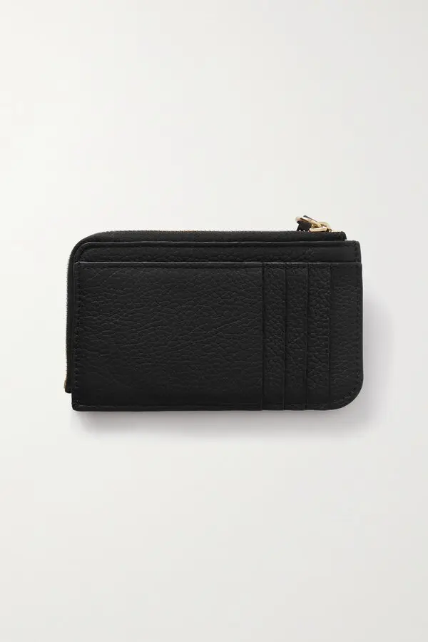 Chloé Net Sustain Alphabet Textured-leather Wallet