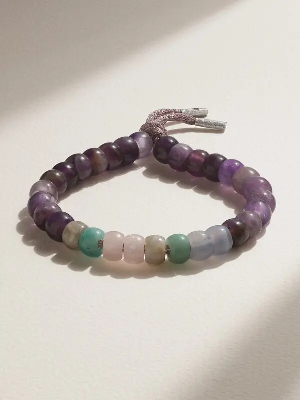 Carolina Bucci Forte Beads Big Sur Multi-stone Bracelet - Purple