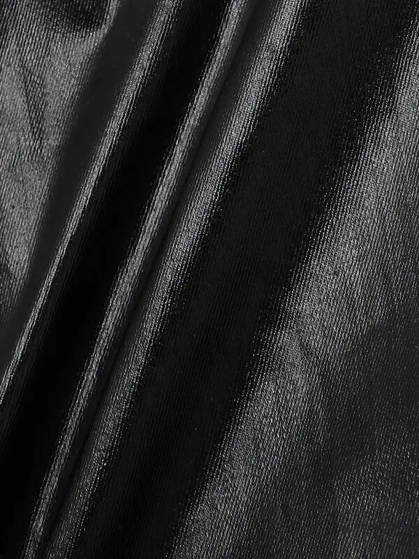 Rick Owens Coated-denim Bustier Mini Dress