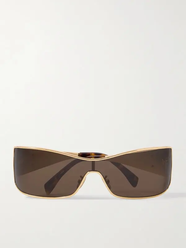 Celine Rectangular-frame Sunglasses - Gold