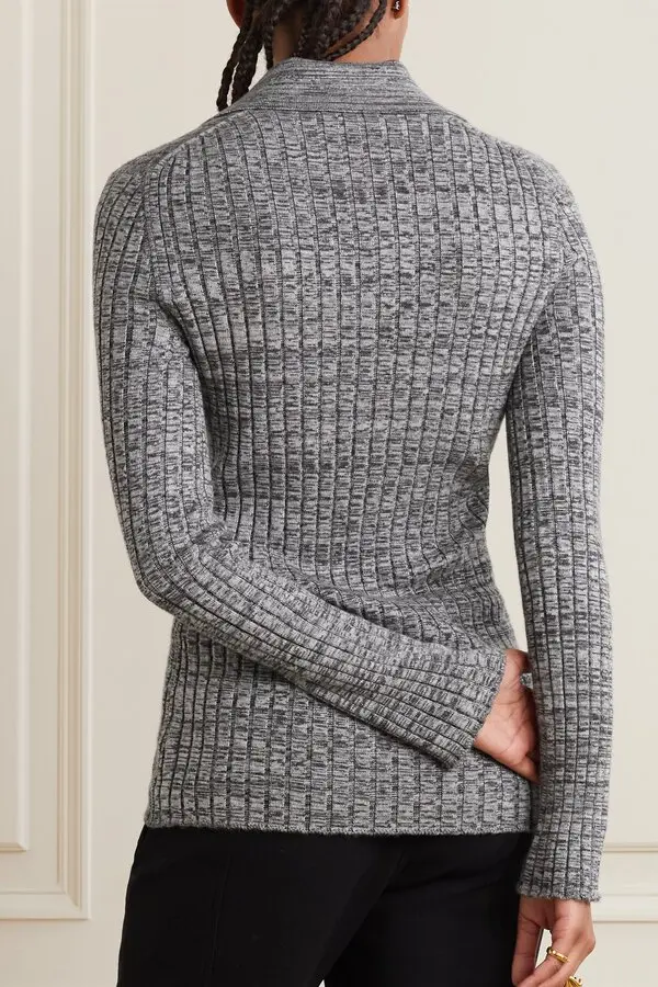 Gabriela Hearst Alam Ribbed Cashmere Sweater