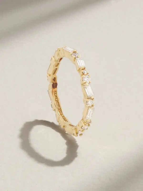 SUZANNE KALAN 18-karat Diamond Eternity Ring - Gold