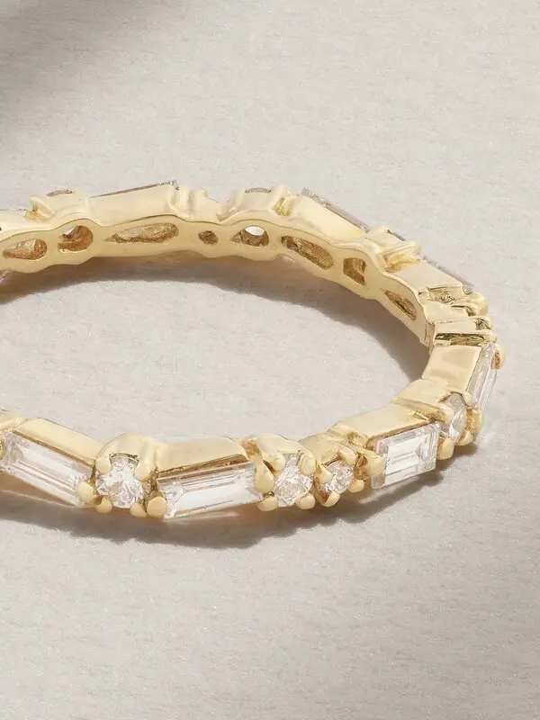 SUZANNE KALAN 18-karat Diamond Eternity Ring - Gold