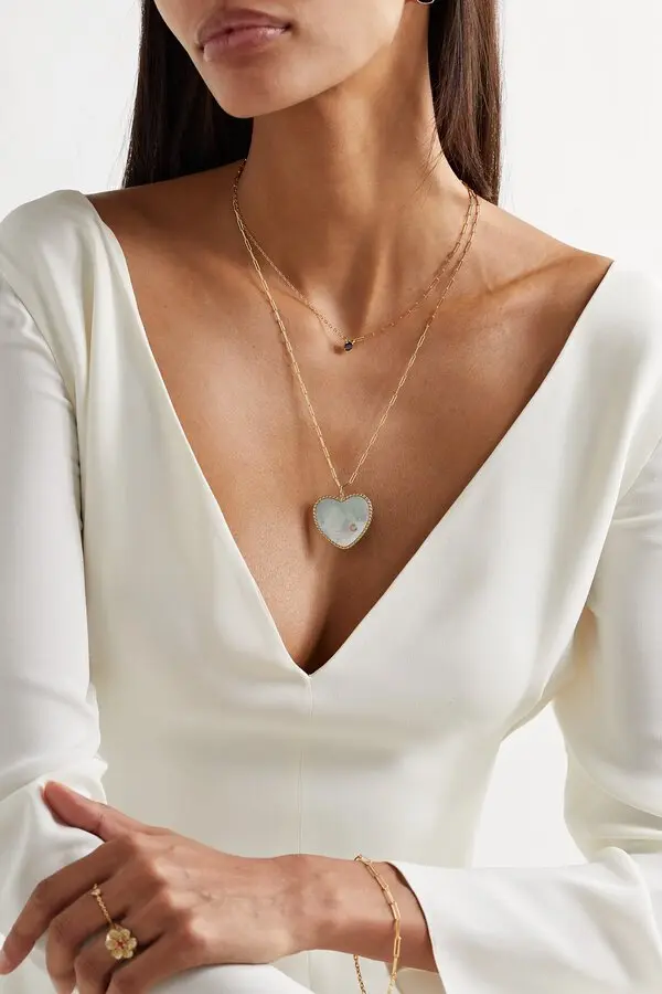 Yvonne Léon 18-karat Gold Sapphire Necklace