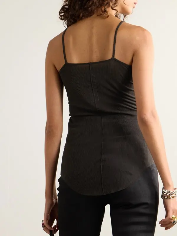 Rick Owens Skorpio Ribbed-knit Tank