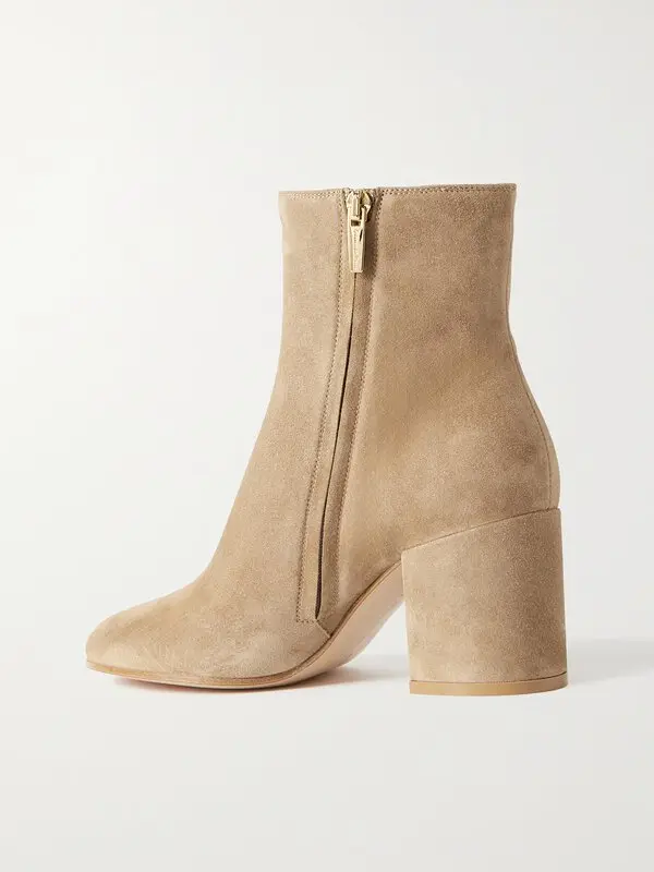 GIANVITO ROSSI Joelle 70 Suede Ankle Boots