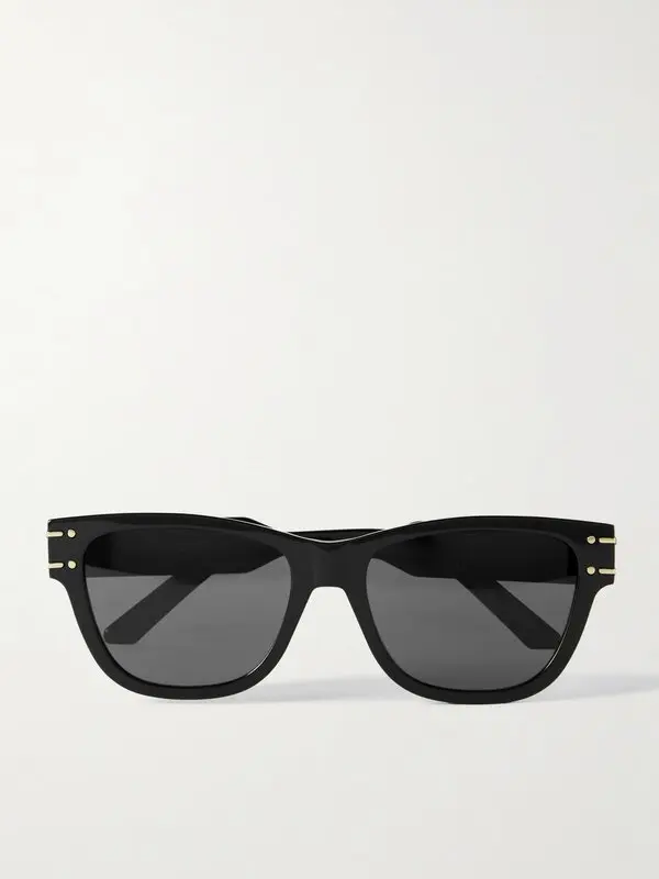 Dior Diorsignature S6u Square-frame Sunglasses - Black